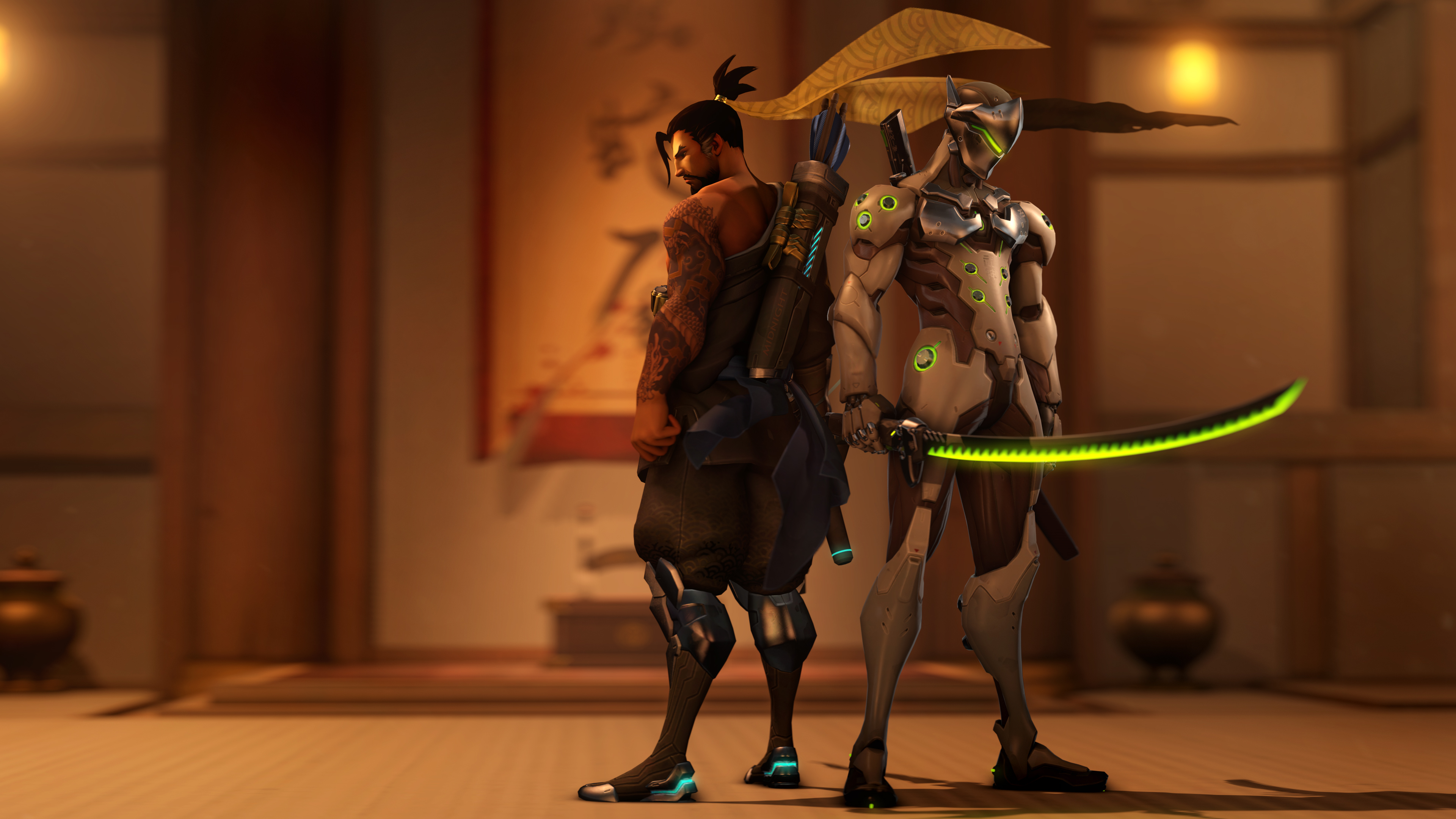 Fondo De Pantalla De Genji Overwatch 1080p